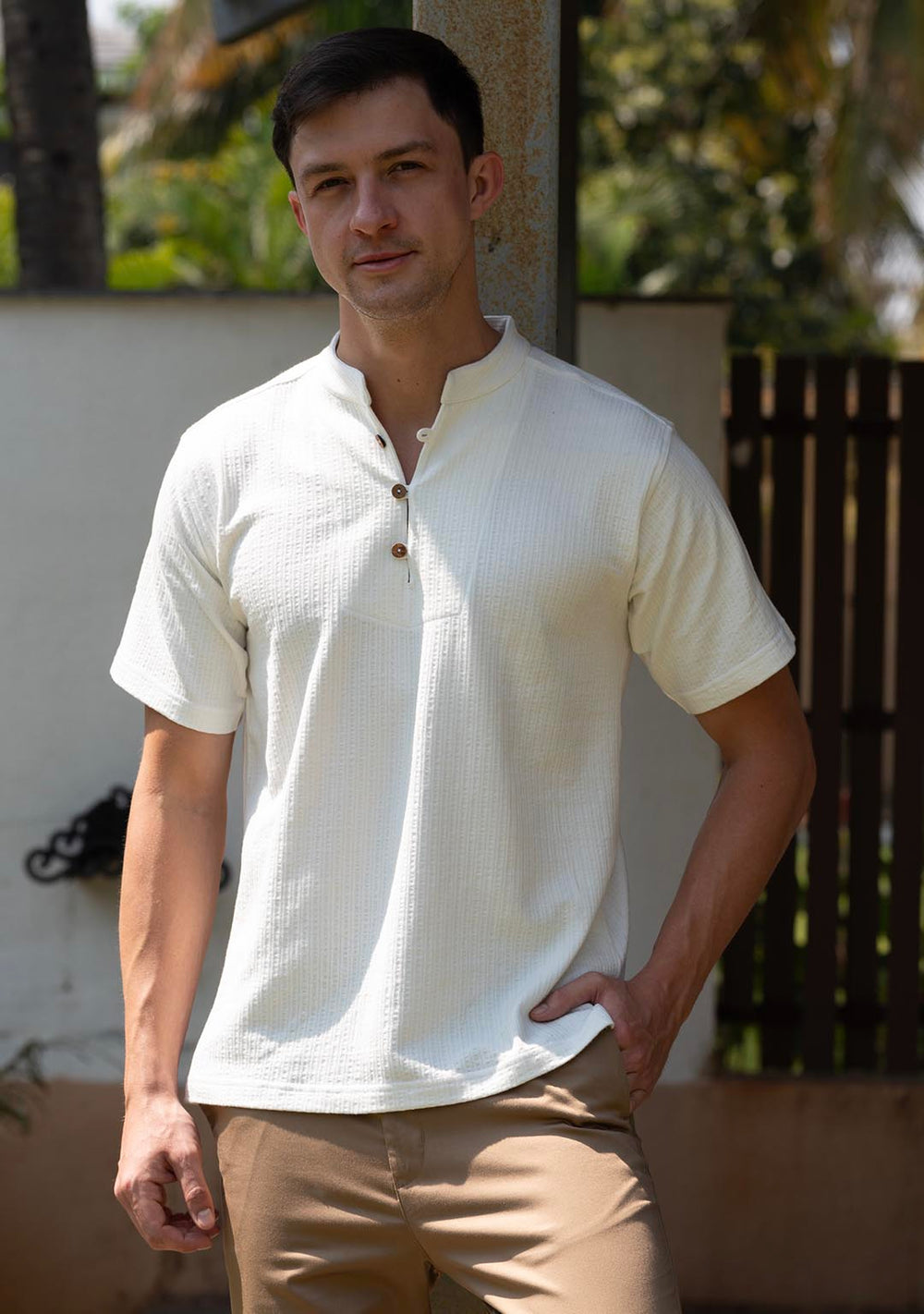 Buy Nimbus Shirt in Ecru Online In India | Free Shipping – Aristobrat